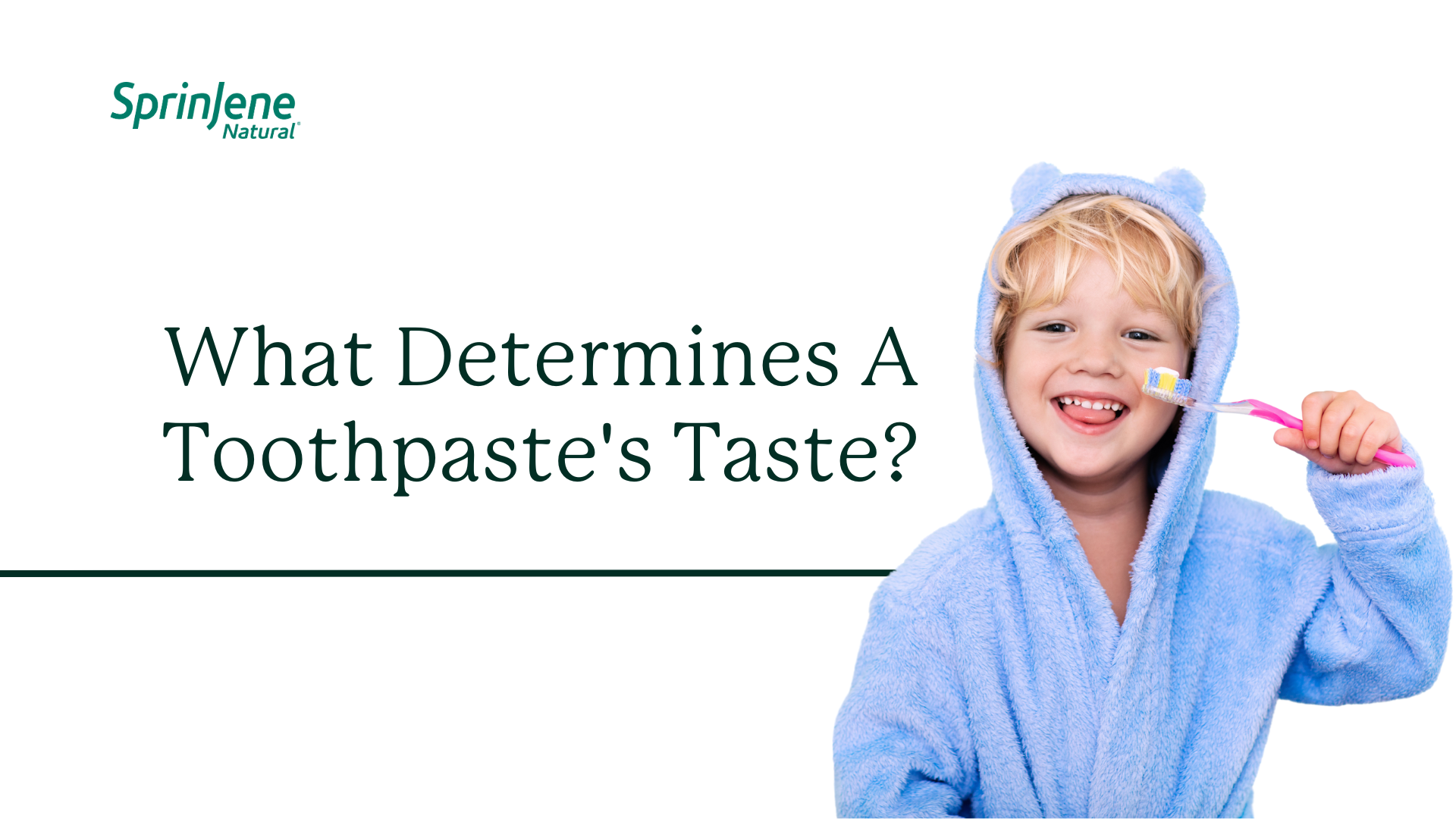 What Determines A Toothpaste's Taste? – Sprinjene